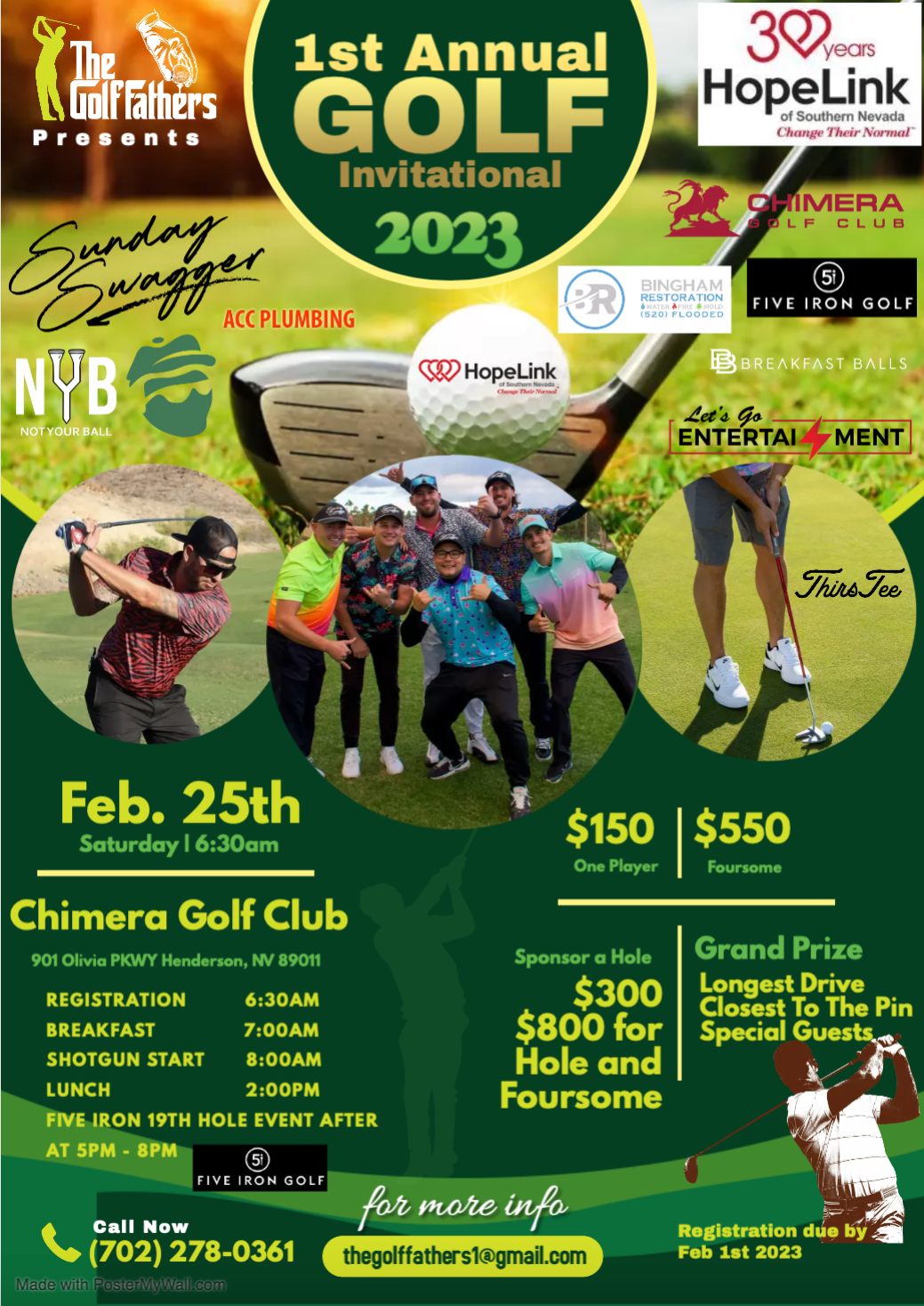 The Golf Fathers 1st Annual Invitational – Breakfast Balls